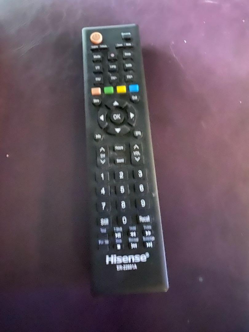 Hisense HD led tv remote, TV & Home Appliances, TV & Entertainment, TV ...