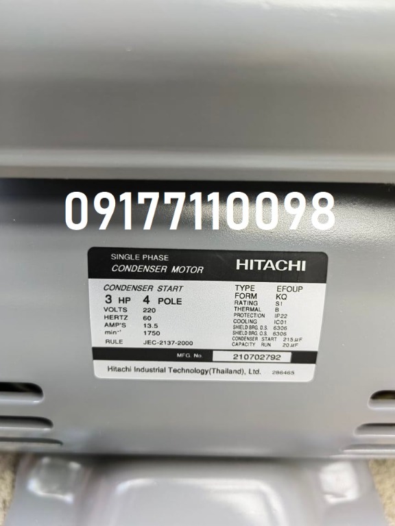 Hitachi Induction Motor, Commercial & Industrial, Construction Tools ...