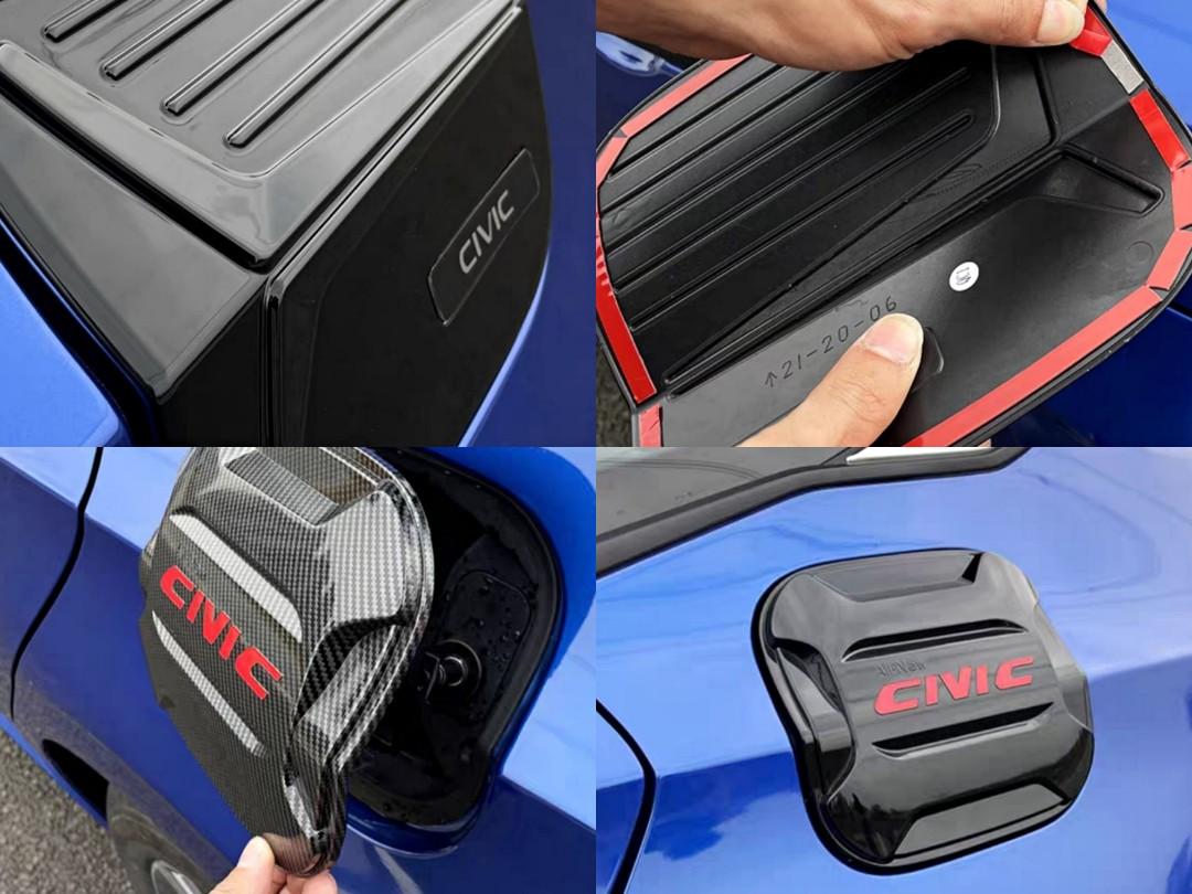 Honda Civic FE Decorative Fuel Tank Cover, Auto Accessories on Carousell