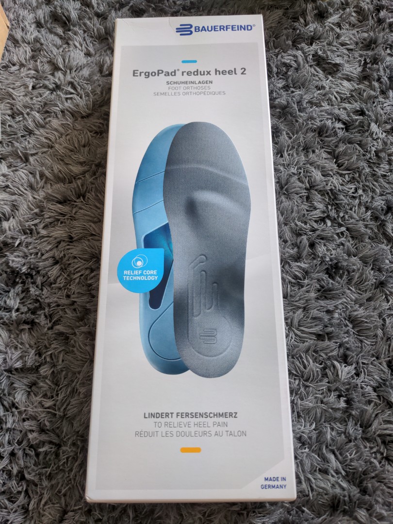 Insole Ergopad redux heel2 Bauerfeind (original packaging), Health ...