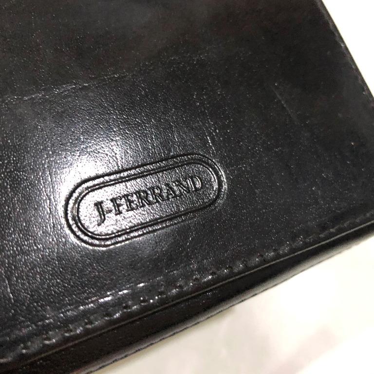 Jacques Ferrand Black Genuine Leather Wallet Mens, Men's Fashion ...