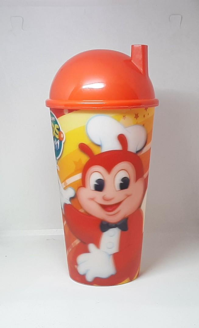 Jollibee Kids Party Collectible Plastic Tumbler Cup With Cover ...