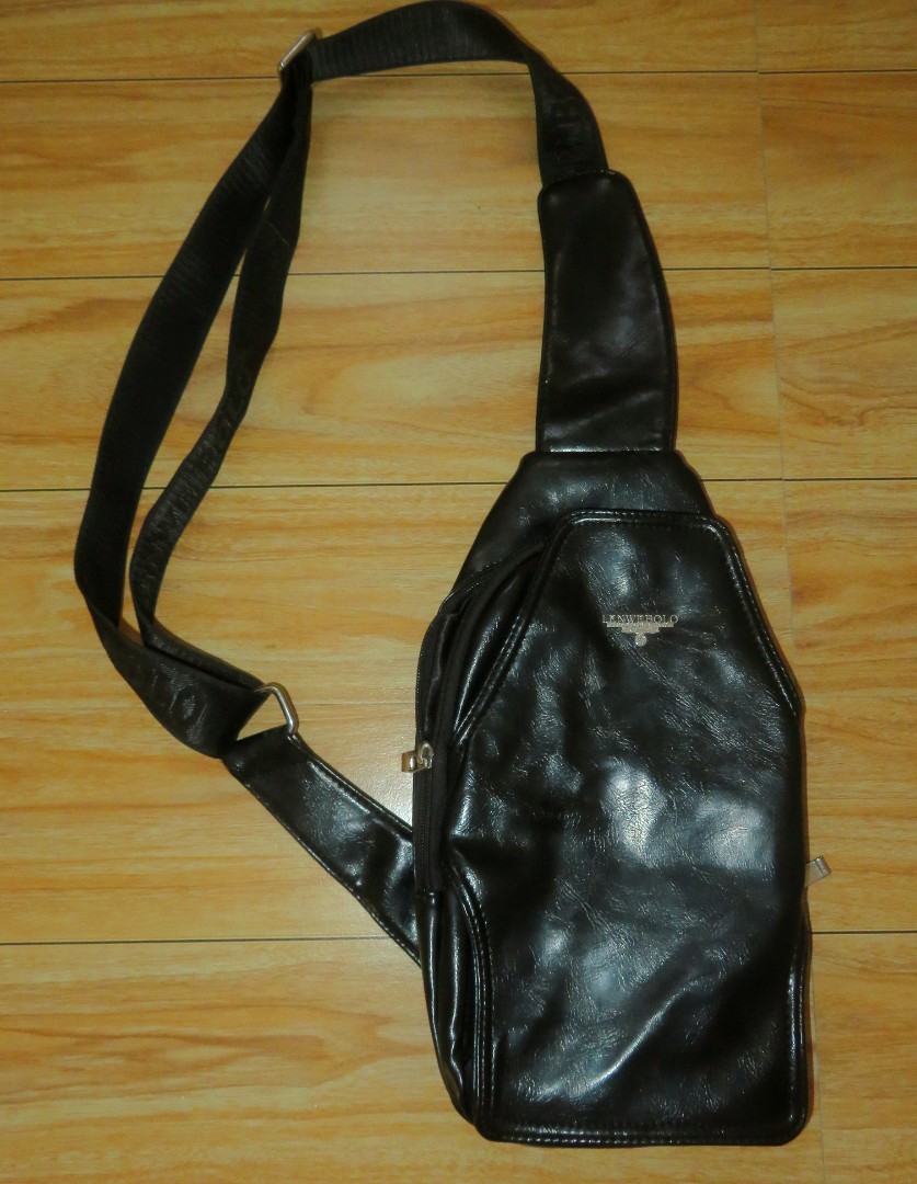 Lenwe Bolo Leather Slingbag, Men's Fashion, Bags, Sling Bags on Carousell