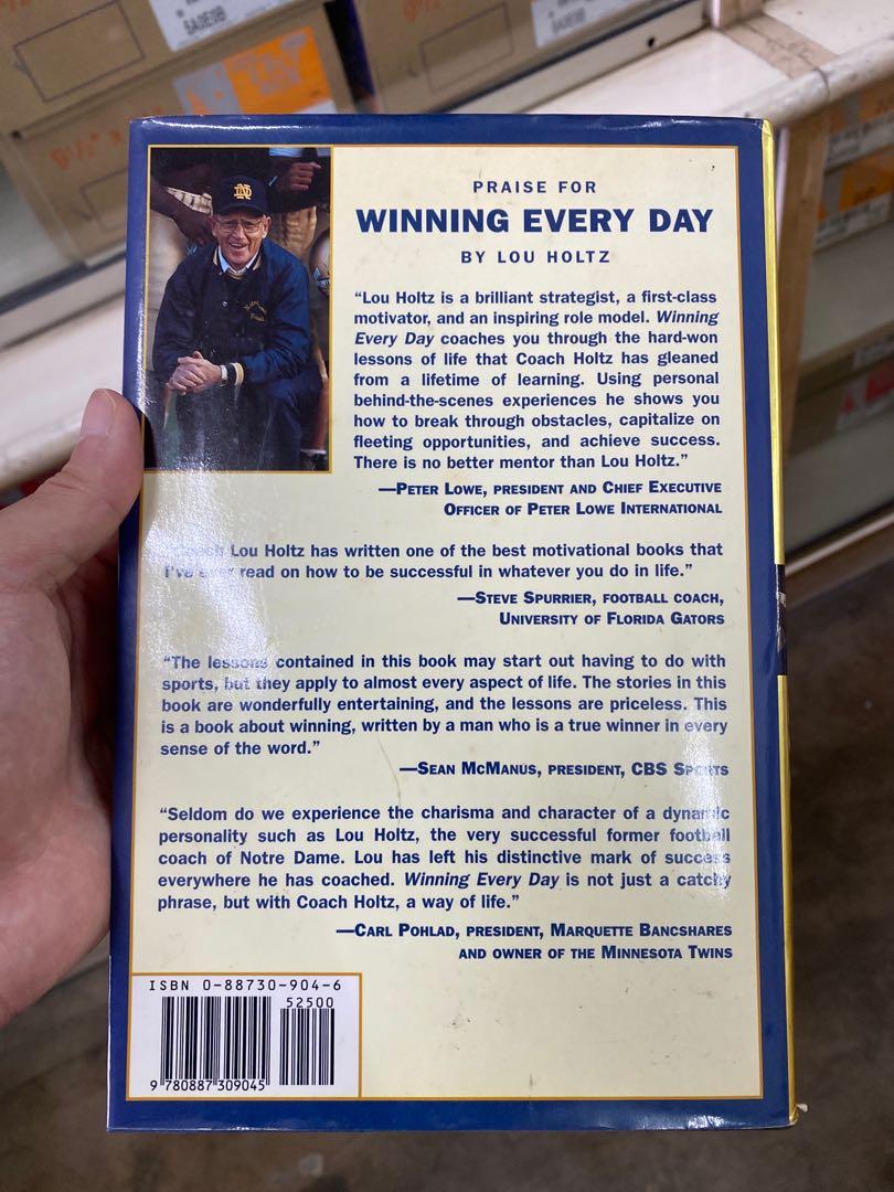 Lou Holtz Winning Every Day, Hobbies & Toys, Books & Magazines ...