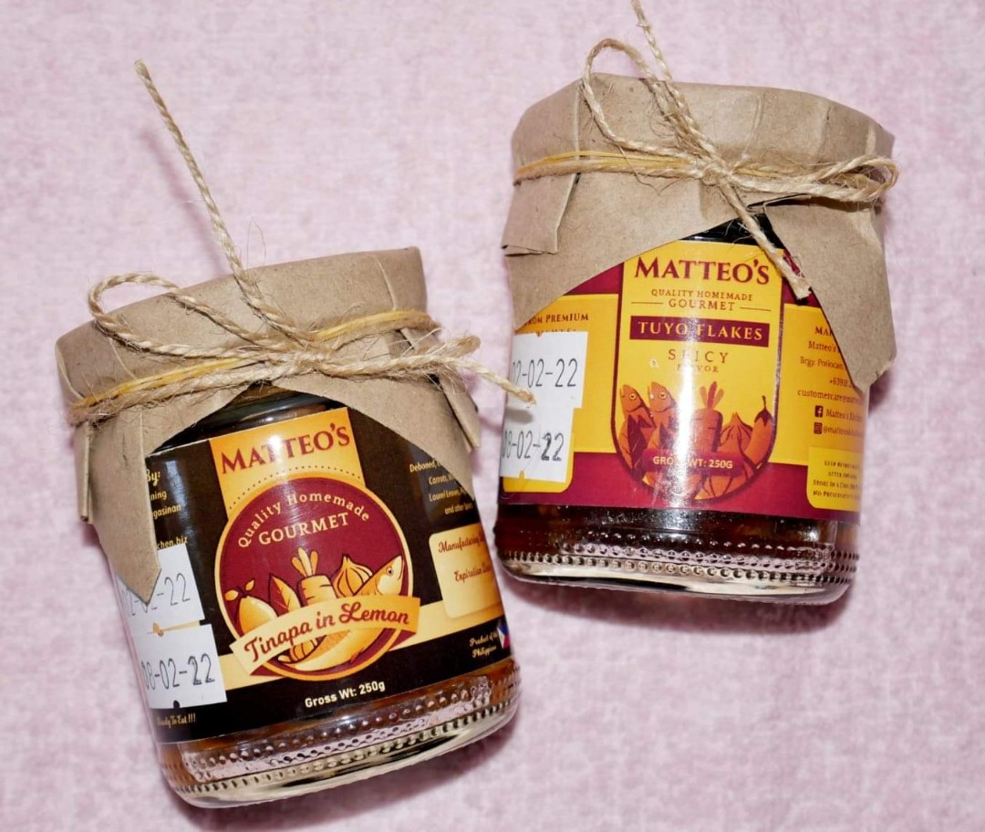 Matteo's kitchen Gourmet Tuyo flakes in Olive oil and Gourmet tinapa in ...