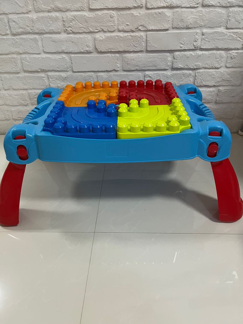 Mega bloks build and learn table, Babies & Kids, Infant Playtime on ...