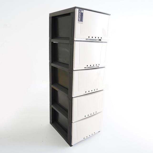 Megabox Drawer 5 Layer MG-164-5L BEIGE, Furniture & Home Living ...