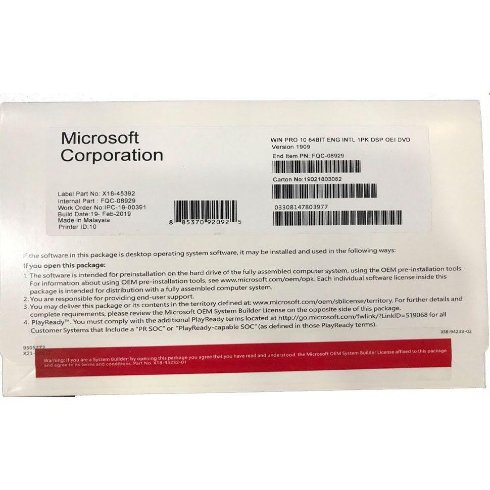 Microsoft Windows 11 Pro OEM Retail FPP, Computers & Tech, Parts ...