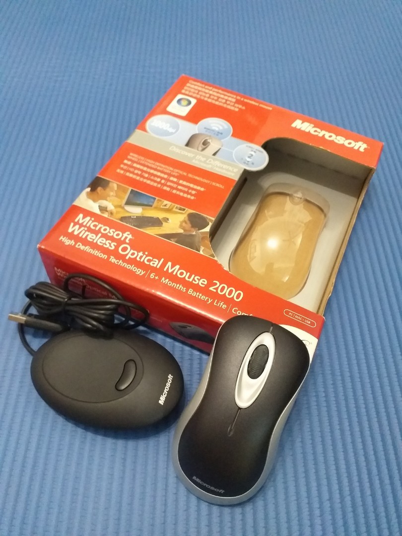 Microsoft Wireless Optical Mouse 2000, Computers & Tech, Parts ...