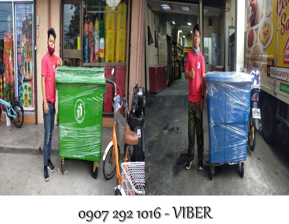 Mobile bin trash bin 736, Furniture & Home Living, Cleaning & Homecare ...