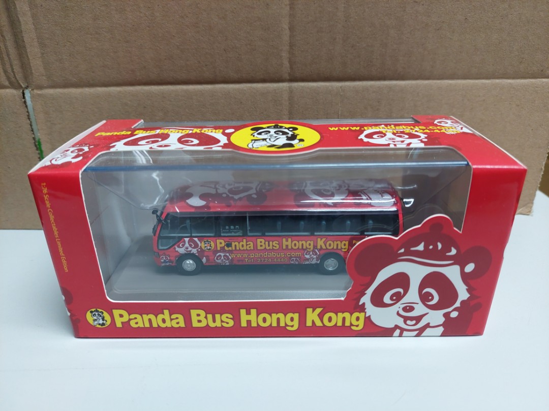 Model 1 熊貓巴士 熊貓小巴 Panda Bus 香港定期觀光熊貓有限公司 Toyota 豐田 小巴 旅遊巴 巴士模型, 興趣及遊戲 ...