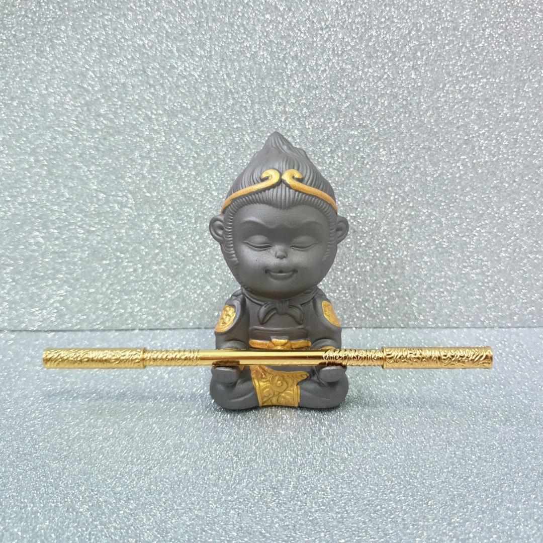 Monkey God King Sun Wukong & Golden Cudgel Aquarium Fish Tank Display ...