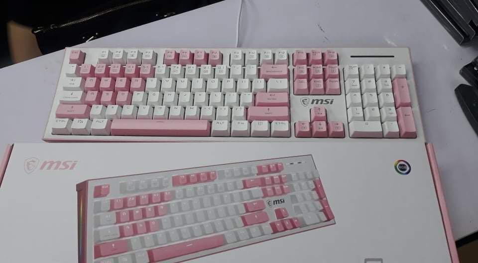 MSI Mechanical Keyboard Pink, Computers & Tech, Parts & Accessories ...
