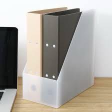 MUJI POLYPROPYLENE STAND FILE BOX / Muji Book Stand, Furniture & Home ...