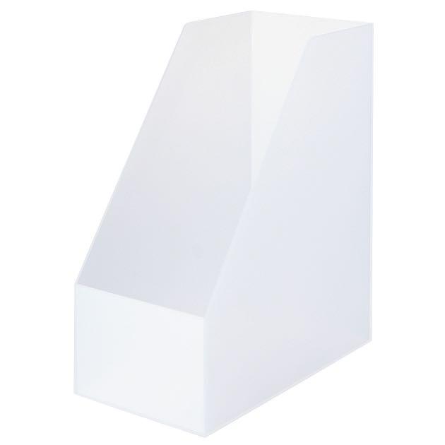 MUJI POLYPROPYLENE STAND FILE BOX / Muji Book Stand, Furniture & Home ...