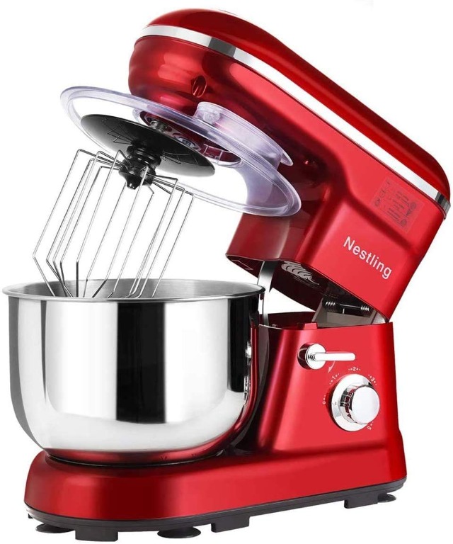 [Nestling] 5L Stand Mixer 1200W with Mixing Bowl, 5 Speed Tilt-Head ...