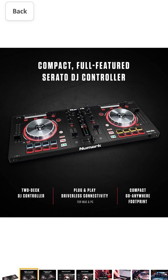 Numark Mixtrack Pro 3 | All In One 2 Deck DJ Controller for Serato DJ ...