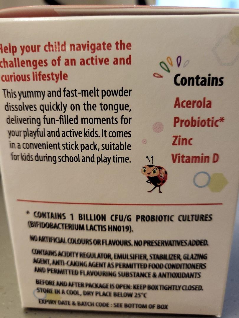 Nutrilite kids probiotic powder, Health & Nutrition, Health Supplements ...