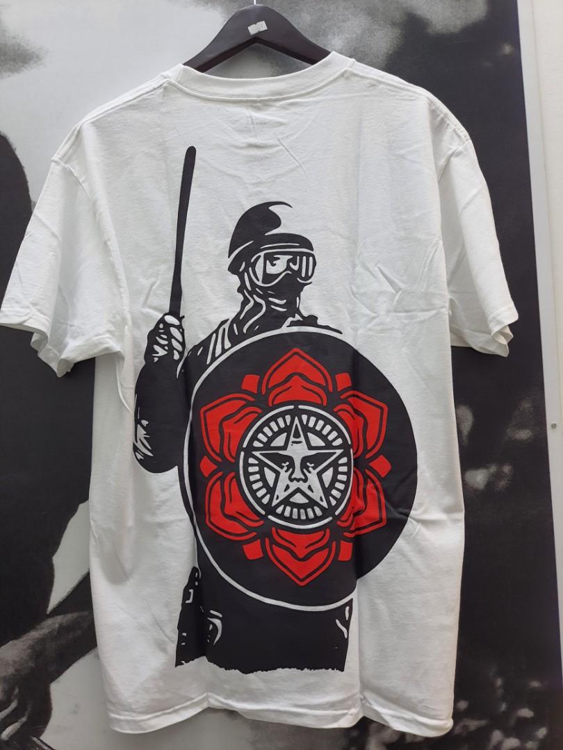Obey Riot Cop Peace Shield Tee, Men's Fashion, Tops & Sets, Tshirts ...