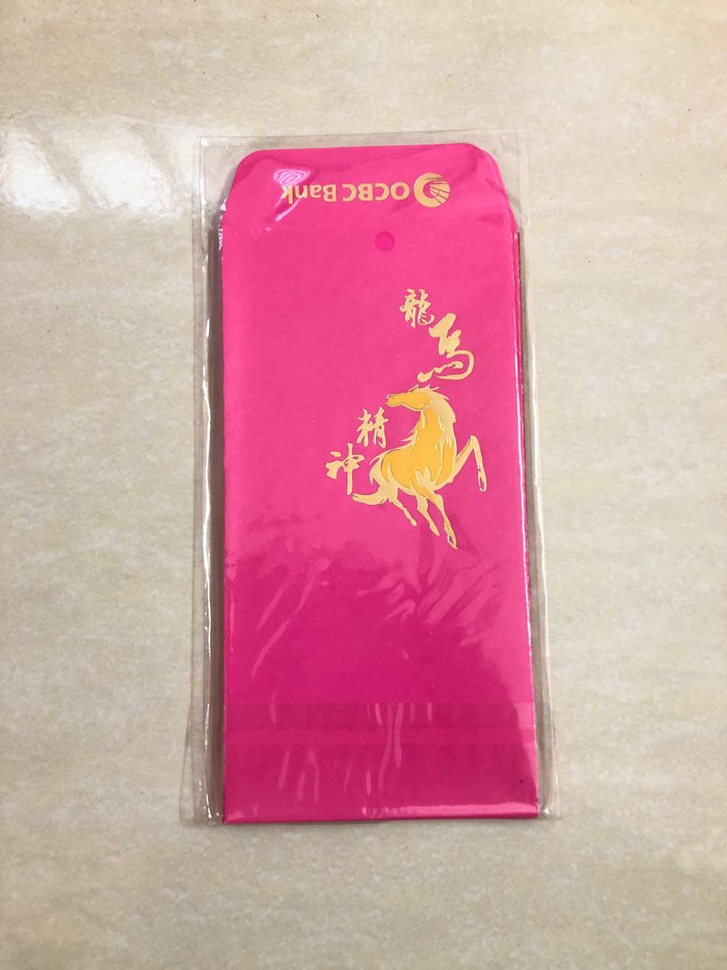 OCBC bank red packets-1pack, Hobbies & Toys, Stationery & Craft ...