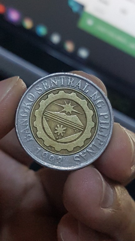 Philippine BSP `10 Piso 2002 ERROR Coin, Hobbies & Toys, Memorabilia ...