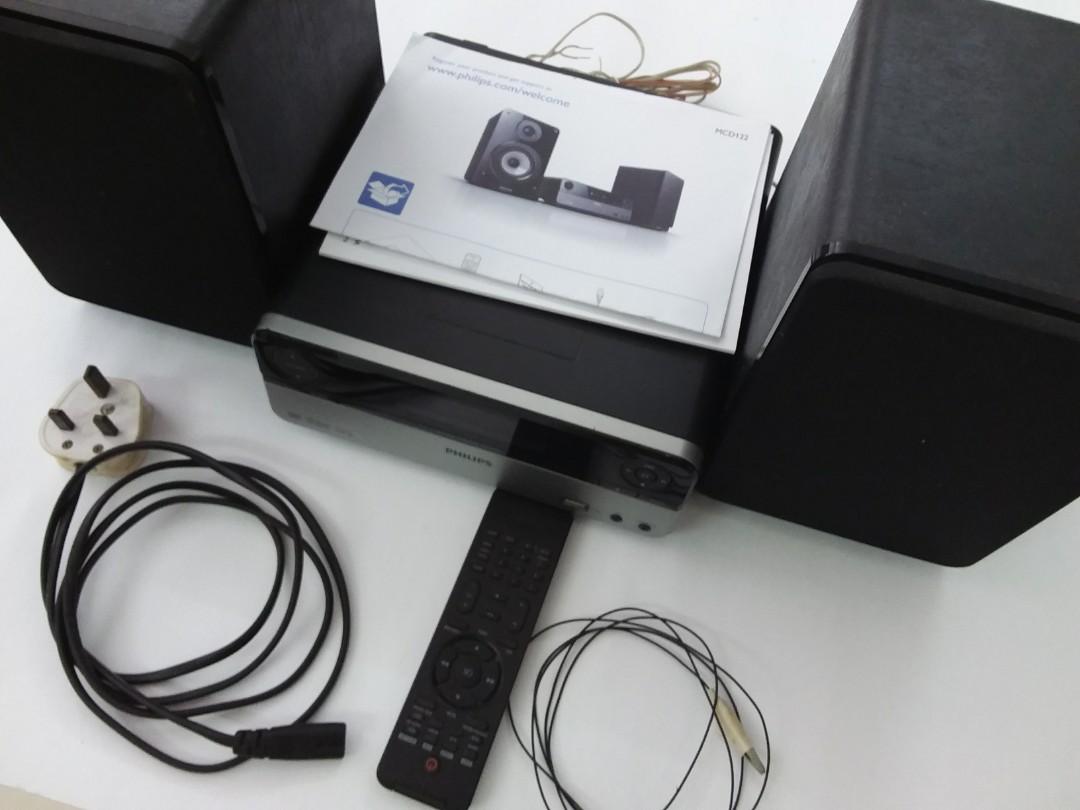 Philips Micro Theater MCD122, TV & Home Appliances, TV & Entertainment ...
