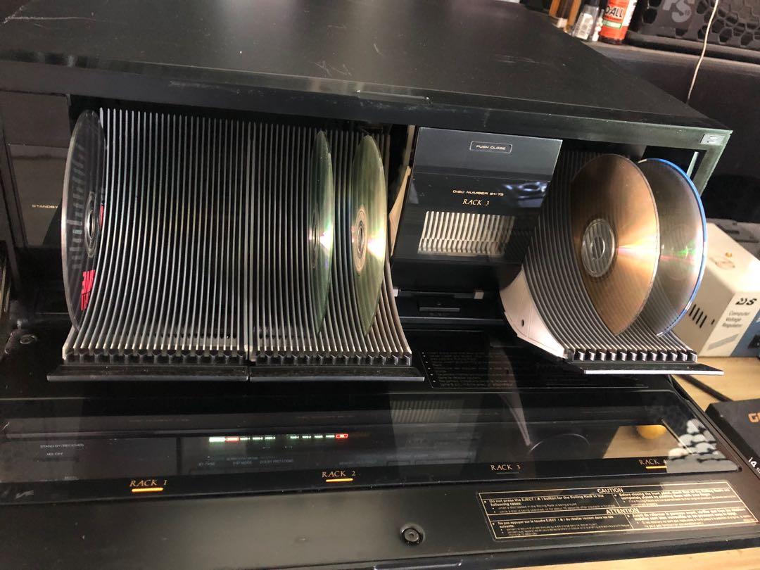 Pioneer PD-F100 Hi-Fi CD Player Store & Play 100 CDs reads CDR 110v no ...