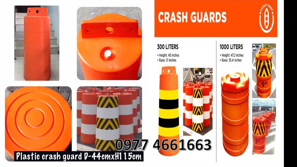 Plastic crash guard barrier 007, Commercial & Industrial, Industrial ...