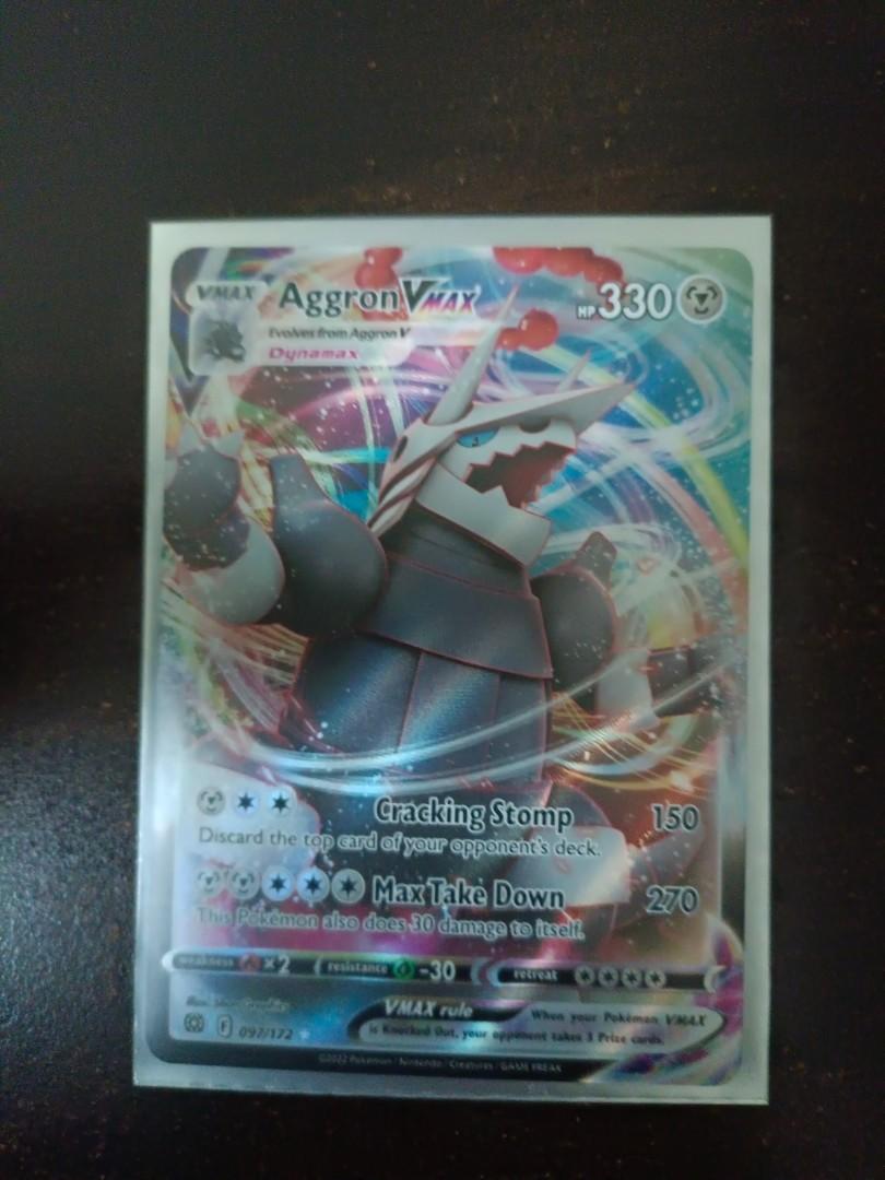 Pokemon Tcg Aggron Vmax, Hobbies & Toys, Toys & Games on Carousell