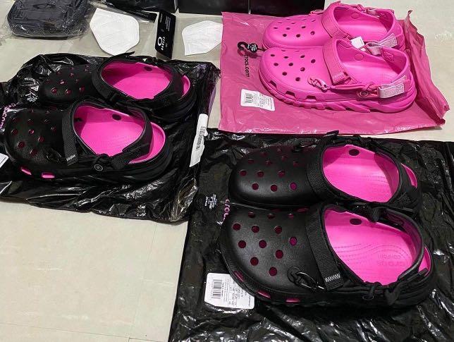 POST MALONE X CROCS Duet Max CLOG PINK, Men's Fashion, Footwear ...