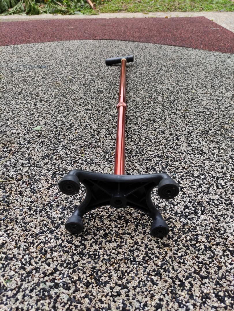 Quad Cane Broad Base Height Adjustable Walking Stick, Health ...