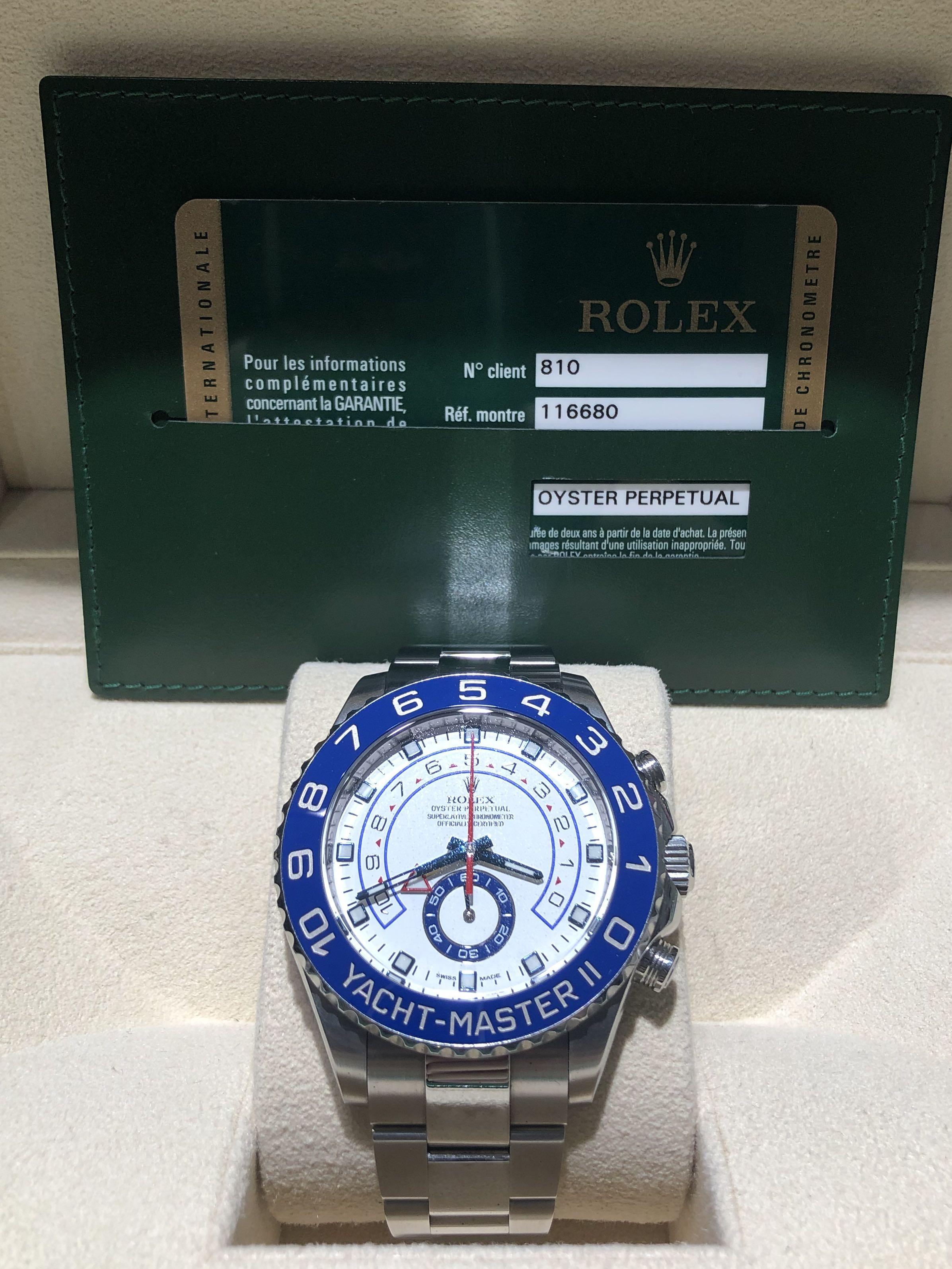 Rolex 116680 Yacht Master 2, Luxury, Watches on Carousell