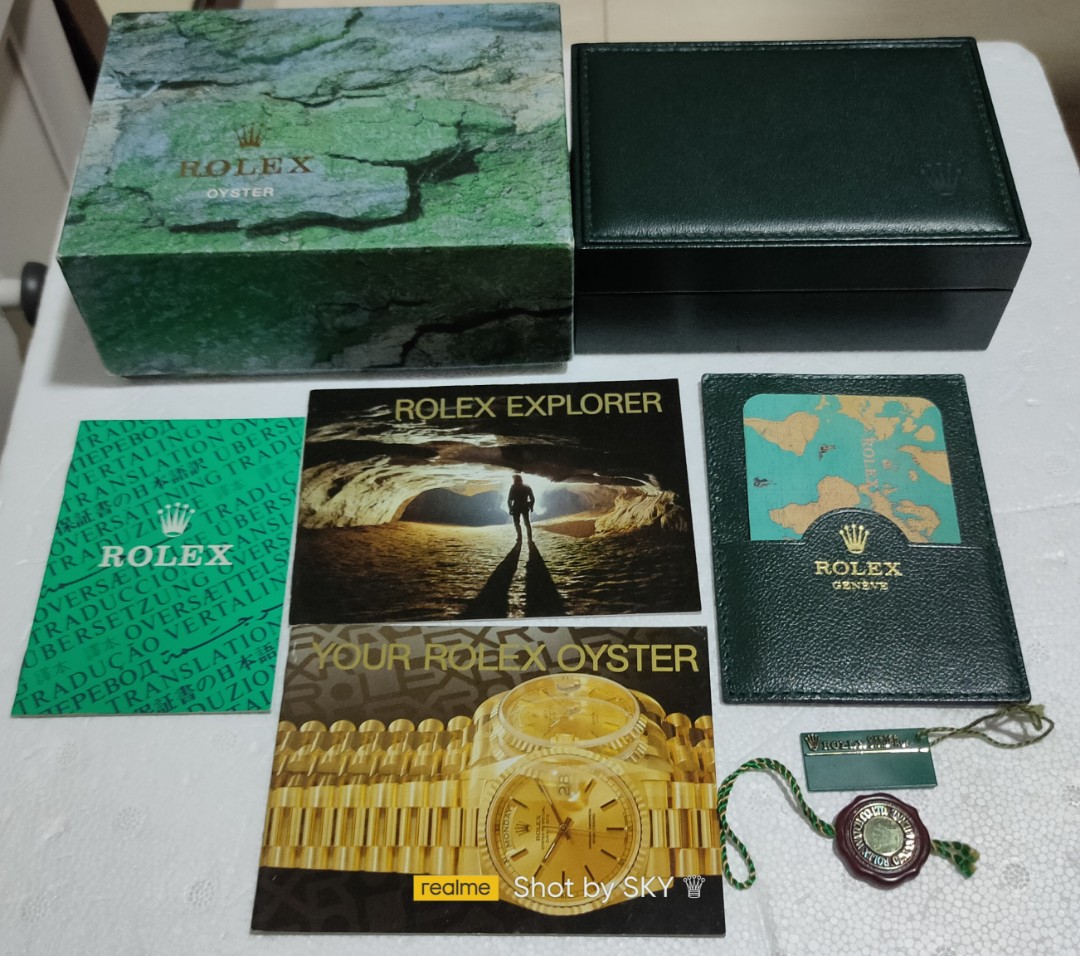 Rolex explorer 1 or 2 box set 90s, Luxury, Watches on Carousell