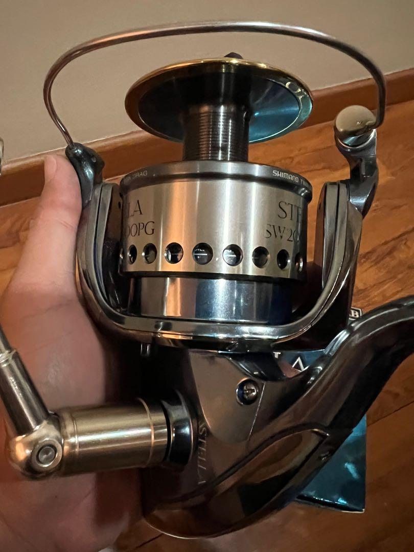 Shimano Stella SW20000PG (blue version) with 16000 extra spool, Sports Equipment, Fishing on ...
