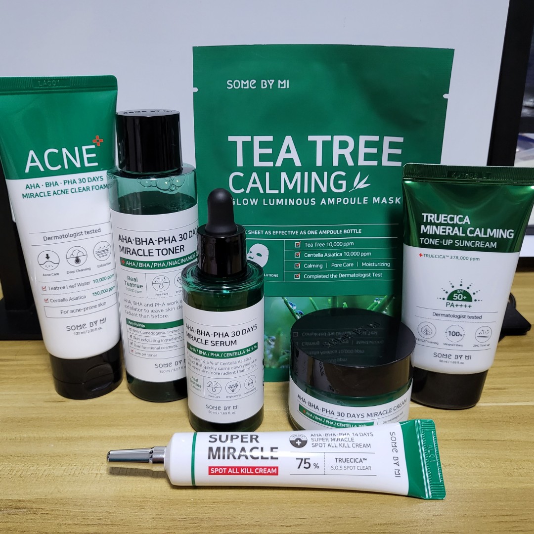 SOME BY MI SOMEBYMI Ance Care Set : Foam Cleanser ; Toner ; Cream ...