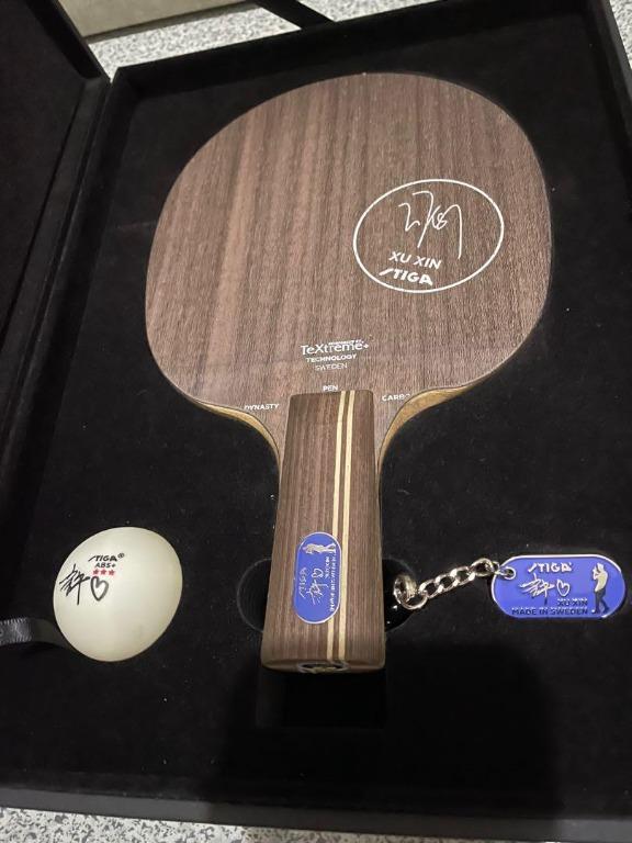 Stiga Dynasty Carbon Xu Xin Cpen Penhold Limited edition, Sports ...