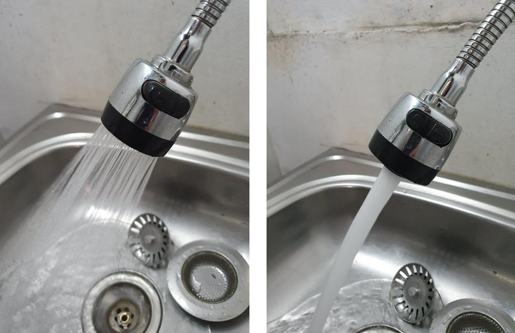 Sugi Japan Sink w/ Free Dual Mode Faucet and Drainage Hose Extension ...