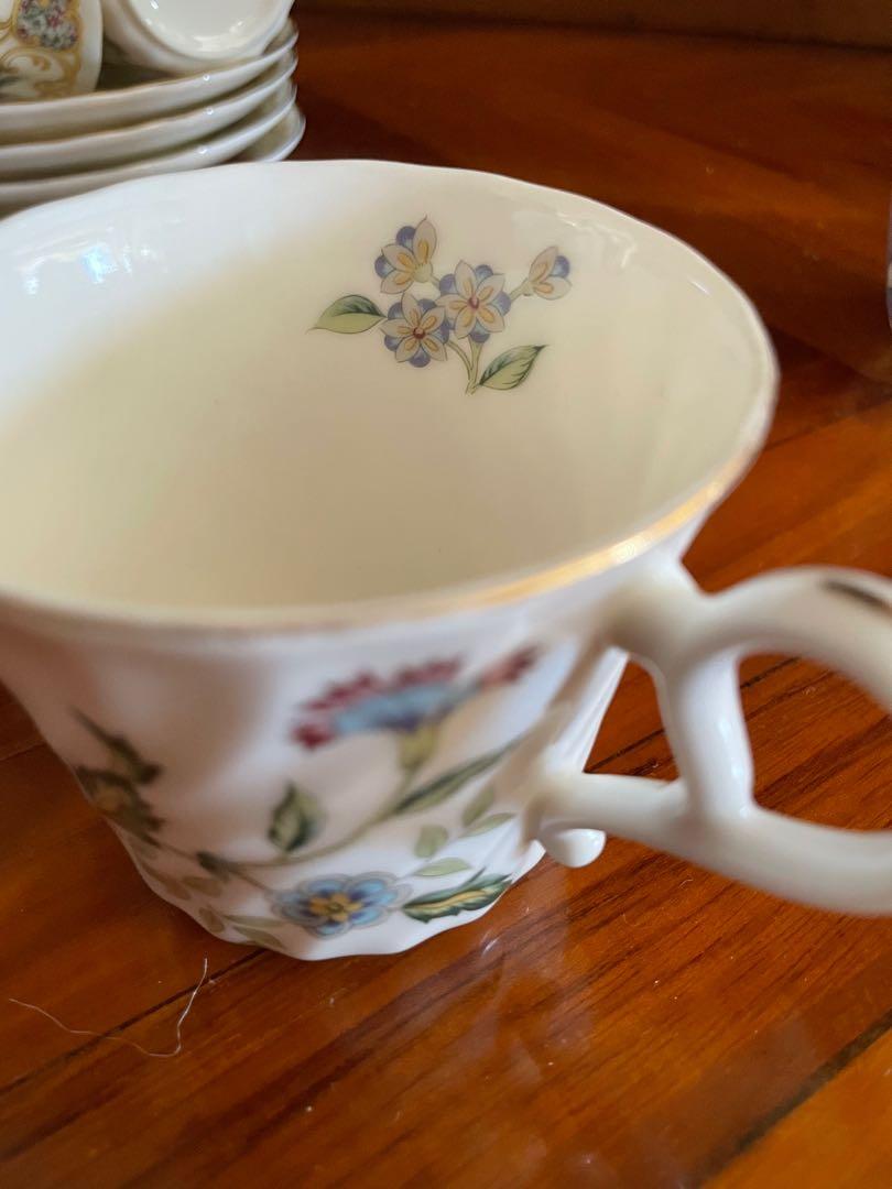 Tea set, Teacup and saucer set Exceed Bon by Keito Japan, 傢俬＆家居, 廚具和餐具 ...