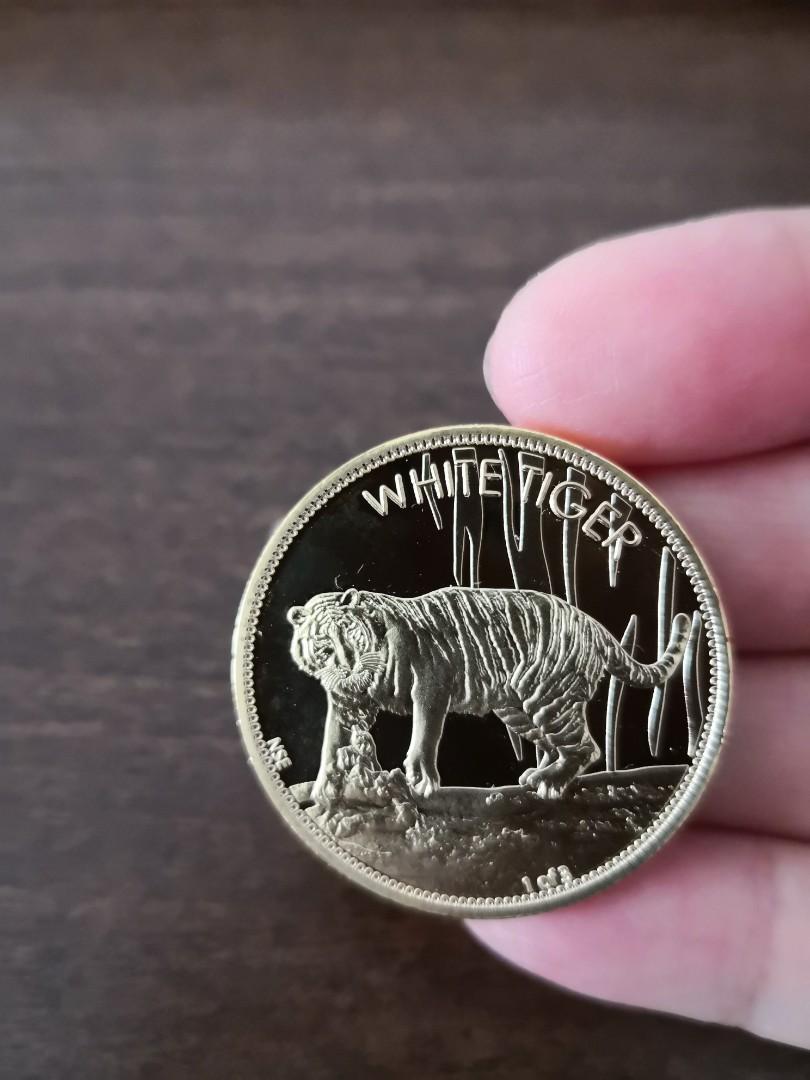 White Tiger Set of 3 Coins Singapore Mandai Zoo, Hobbies & Toys ...