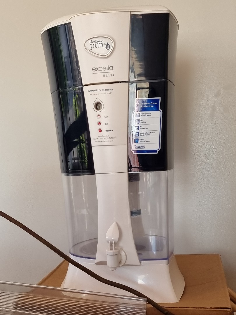 Unilever Pureit Excella Water Purifier 9L, Furniture & Home Living ...