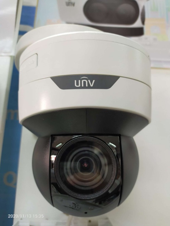 UNV 2MP IR Network Indoor Mini PTZ Dome Camera, Furniture & Home Living ...