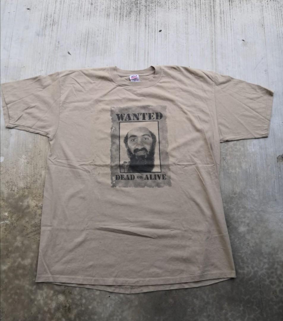 Vintage Osama Bin Laden Tshirt, Men's Fashion, Tops & Sets, Tshirts ...