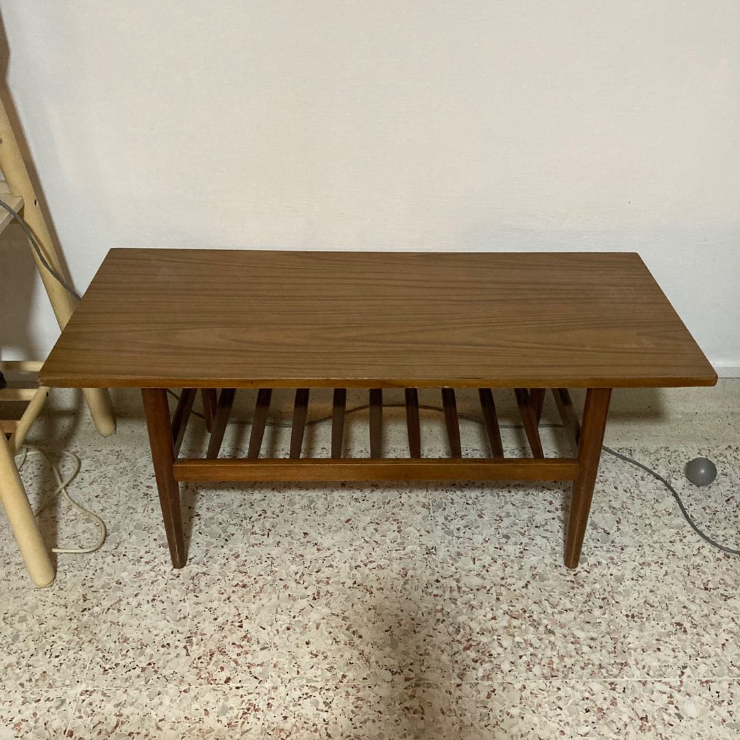 Vintage Pencil leg coffee table, Furniture & Home Living, Furniture ...