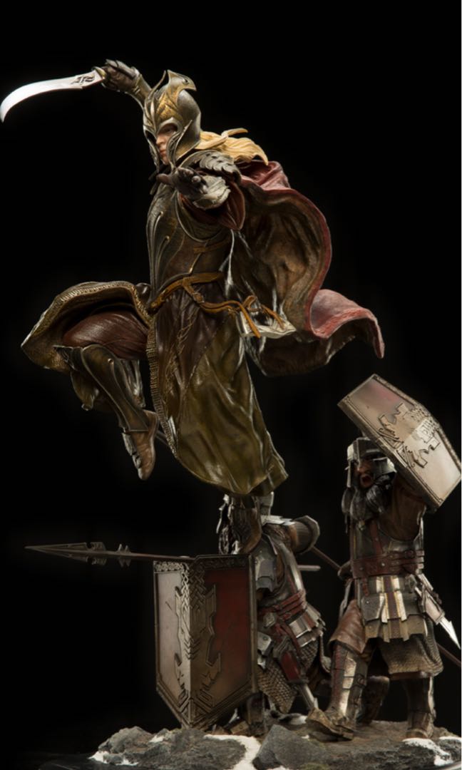 Weta Elf and Dwarves in Battle set Lord of the rings lotr hobbits ...