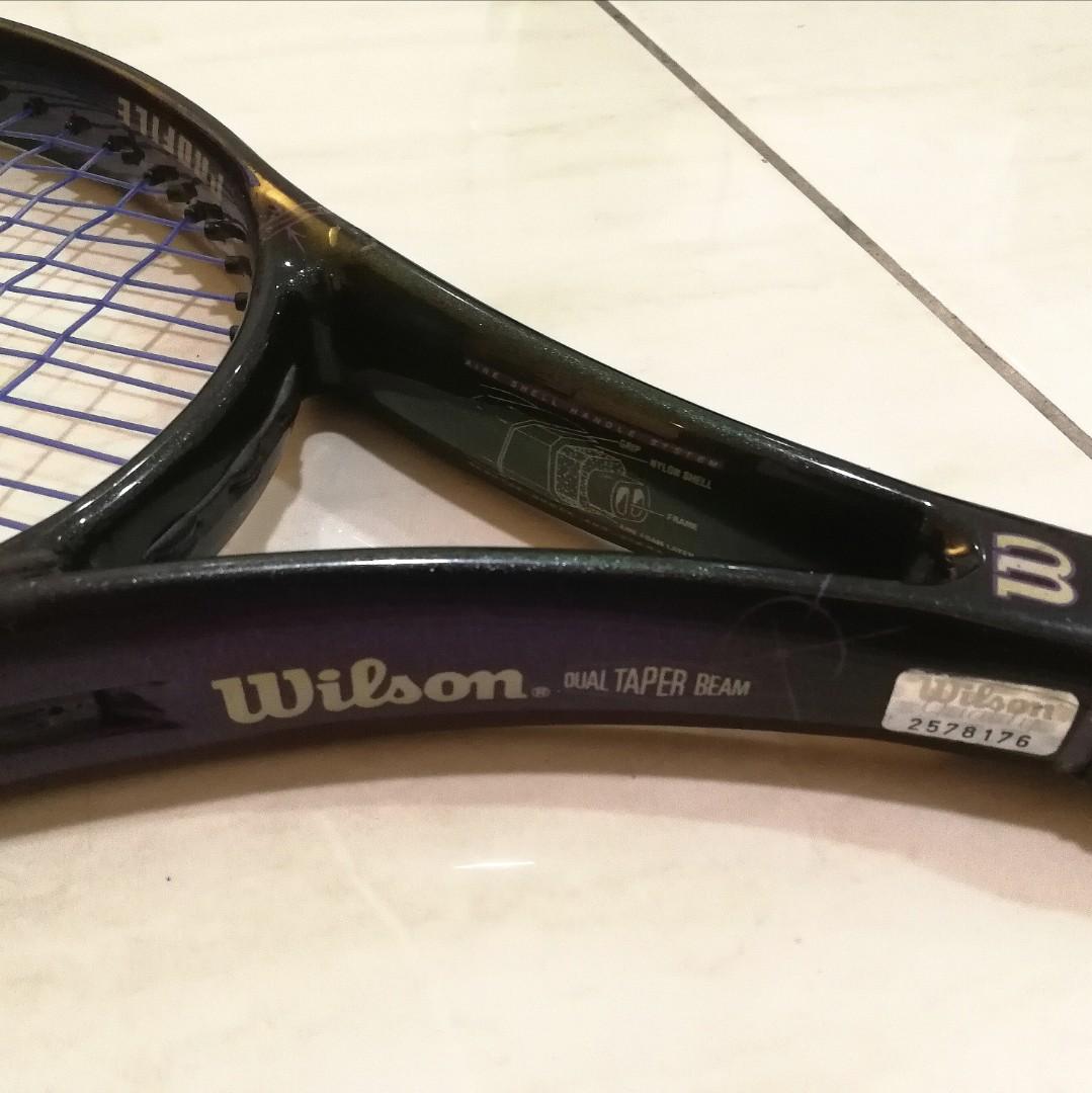 Wilson Profile Aire Shell tennis racket, Sports Equipment, Sports ...
