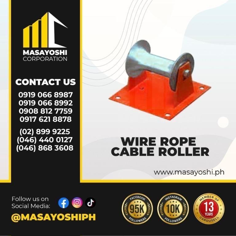 Wire Rope Plate Cable Roller | Wire Pulling | Cable Drum | Cable Roller ...