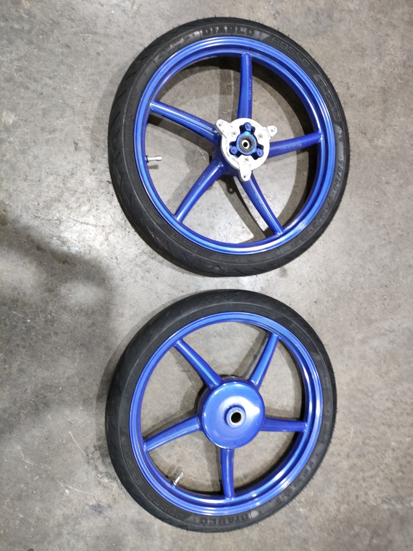 Yamaha aerox v1/v2 sports rim 522 17ins, Motorcycles, Motorcycle ...