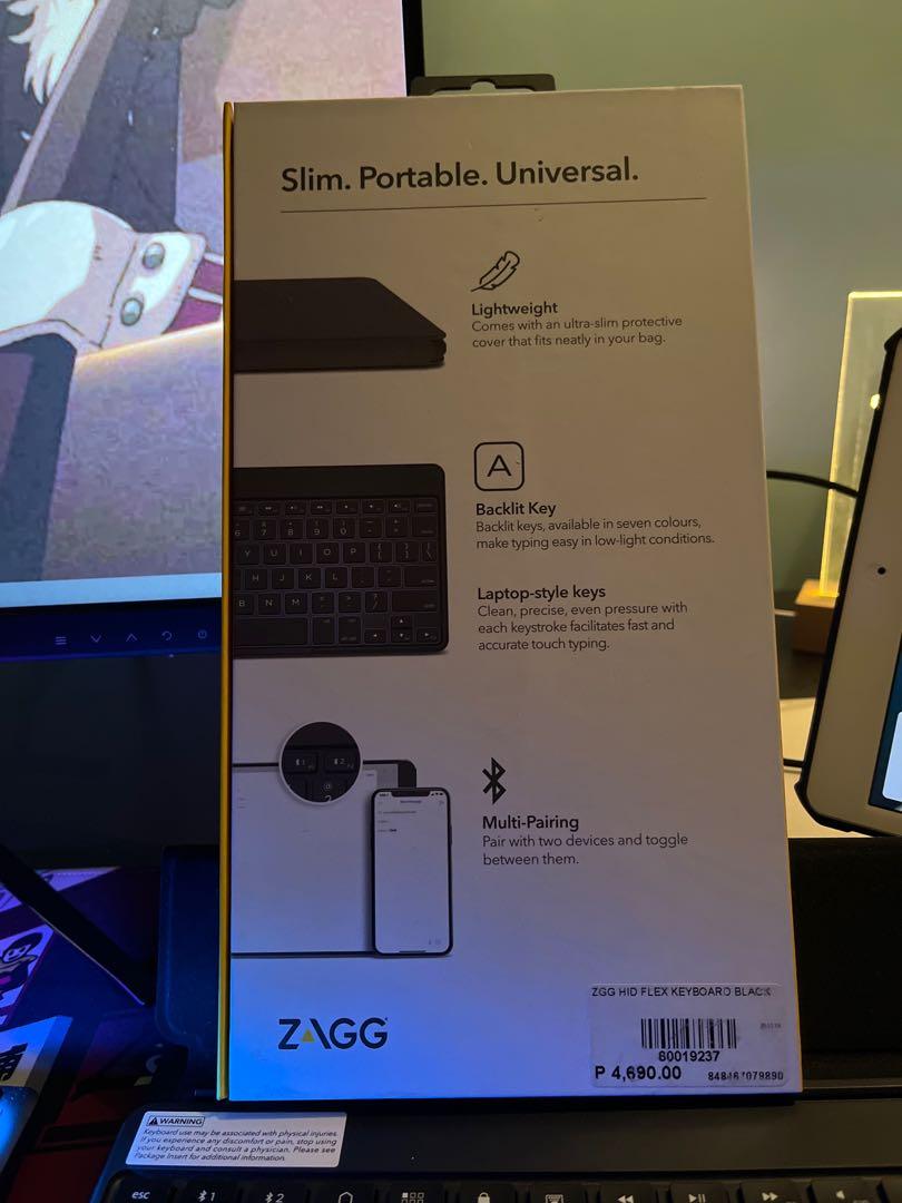 ZAGG Flex Universal Bluetooth Keyboard, Computers & Tech, Parts ...