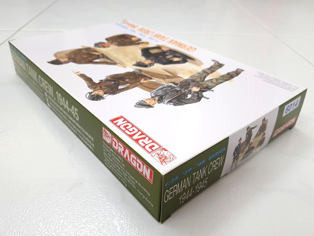 1/35 Dragon #6014, German Tank Crew, 1944-45 c/w 5 Figures and Tank ...