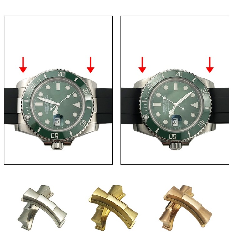 20MM/21MM CUSTOM STRAP END LINK FOR ROLEX WATCH, Rolex Submariner ...